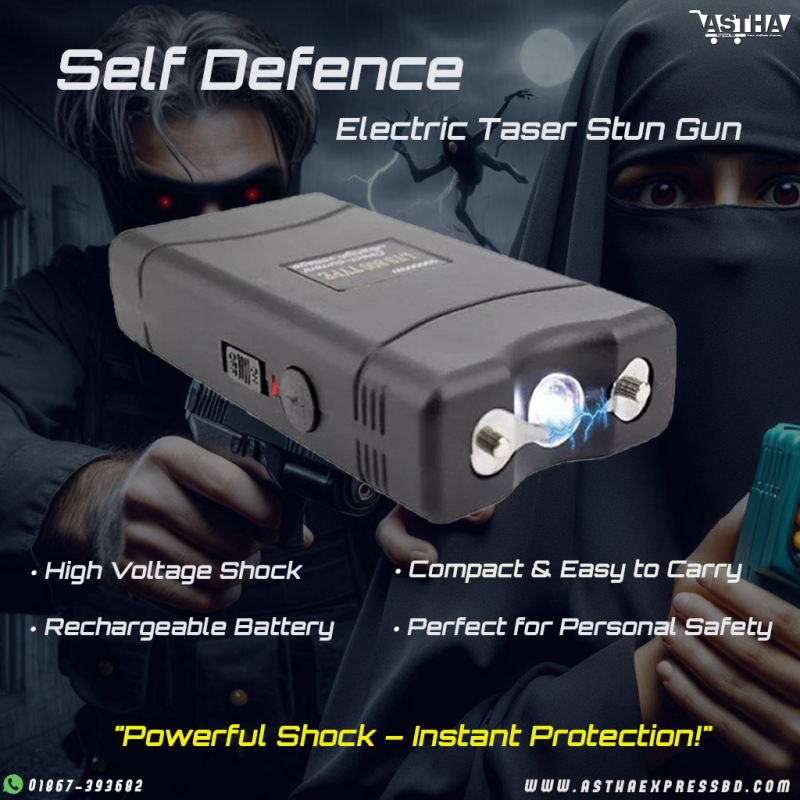 Self Defence Electric Taser Stun Gun(30000KV 100% original) | Astha Express